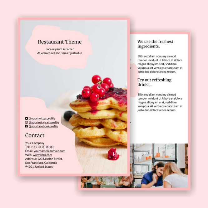 Free customizable & beautiful Flyer templates from Xara Cloud