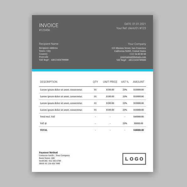 Free branded and professional invoice templates from Xara Cloud