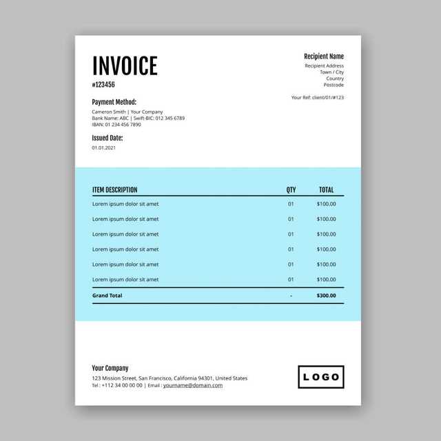 Free branded and professional invoice templates from Xara Cloud