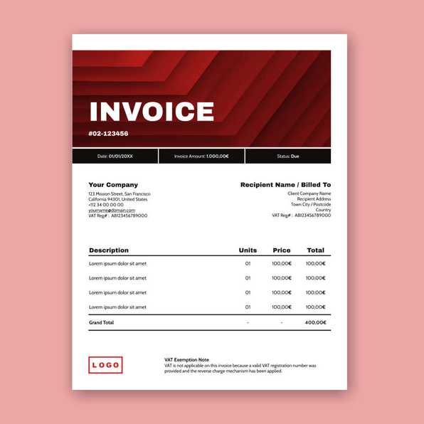 Free branded and professional invoice templates from Xara Cloud