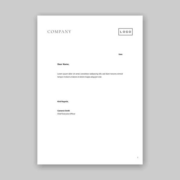 Printable Letterhead Templates are Easy to Customize in Xara Cloud