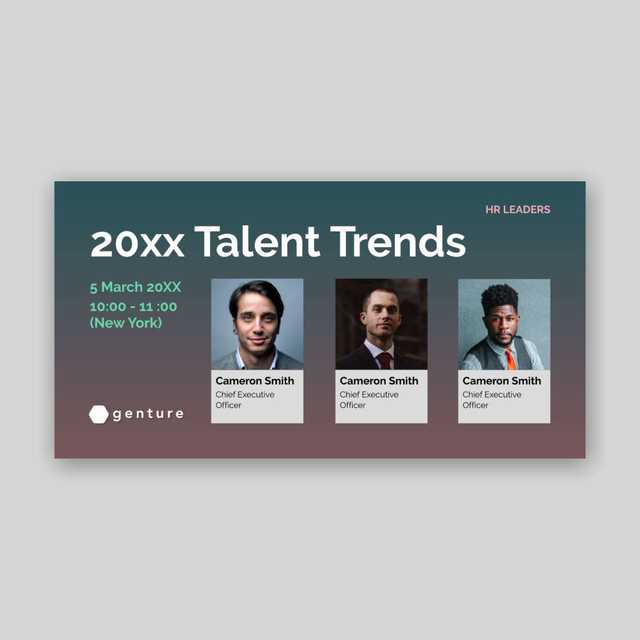 Free customizable & beautiful LinkedIn templates from Xara Cloud
