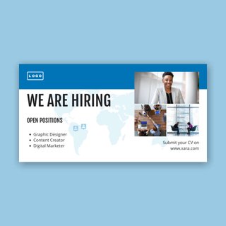 Free customizable & beautiful LinkedIn templates from Xara Cloud