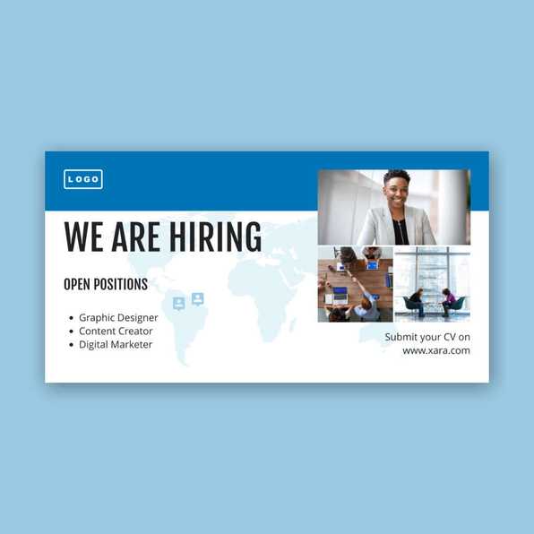 Free customizable & beautiful LinkedIn templates from Xara Cloud