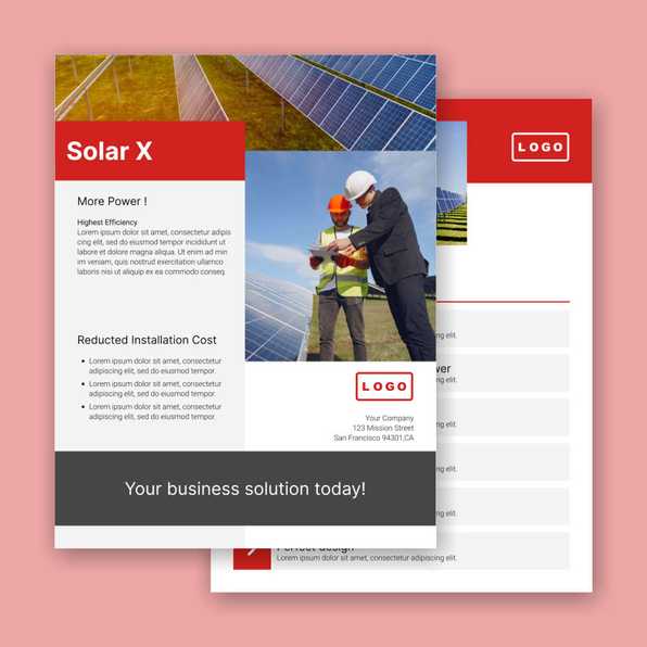 Free customizable & beautiful Product Sheet templates from Xara Cloud