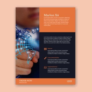 Free customizable & beautiful Product Sheet templates from Xara Cloud