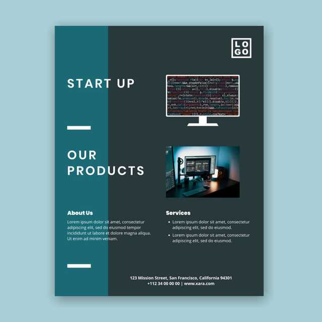 Free customizable & beautiful Product Sheet templates from Xara Cloud ...
