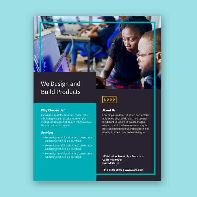 Free customizable & beautiful Product Sheet templates from Xara Cloud ...