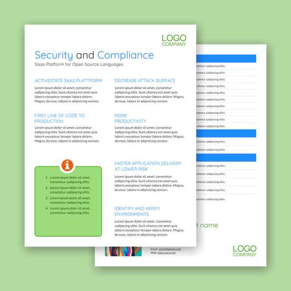 Free customizable & beautiful Product Sheet templates from Xara Cloud