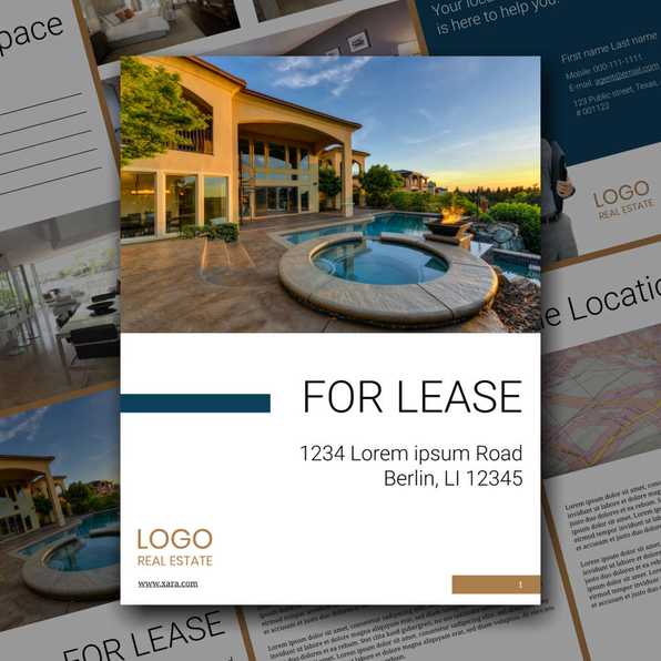 Free Real Estate Brochure Templates - Easy to customize | Xara Cloud