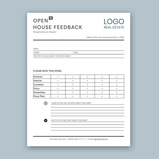 Free customizable & beautiful feedback form templates from Xara Cloud