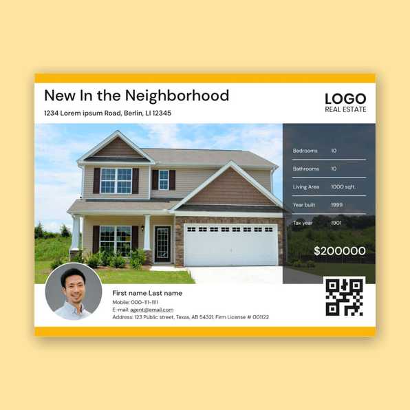 Real Estate Window Display Templates - Free & easy to customize | Xara