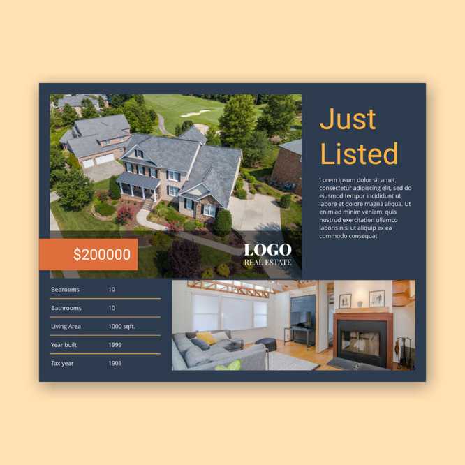 Real Estate Window Display Templates - Free & easy to customize | Xara