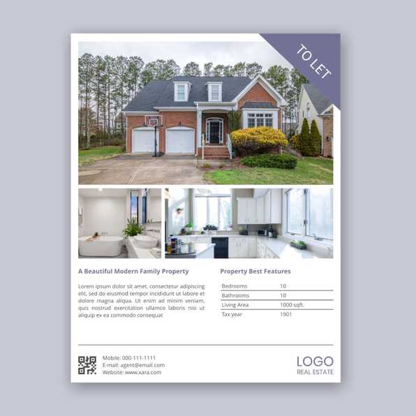 Real Estate Window Display Templates - Free & easy to customize | Xara