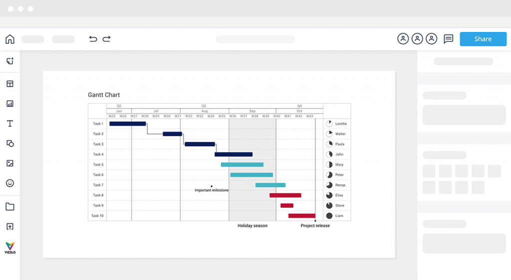 Create data visualizations in Xara Cloud with Vizzlo | Xara Cloud