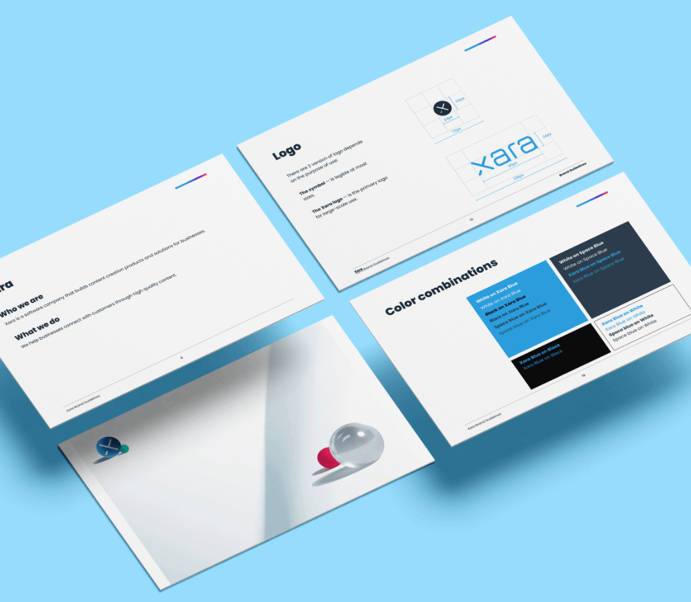 Create your own brand style guide - Xara Branding Hub | Xara Cloud