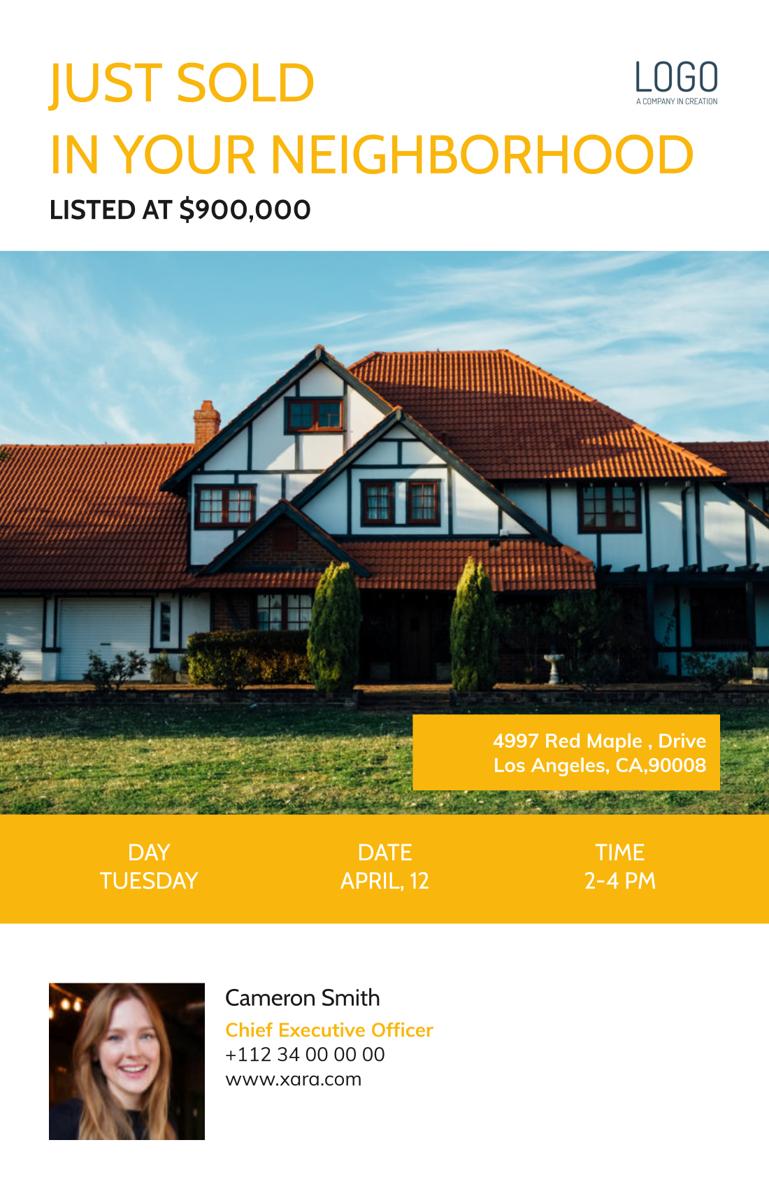 Real Estate Just Sold Flyer Templates Xara 
