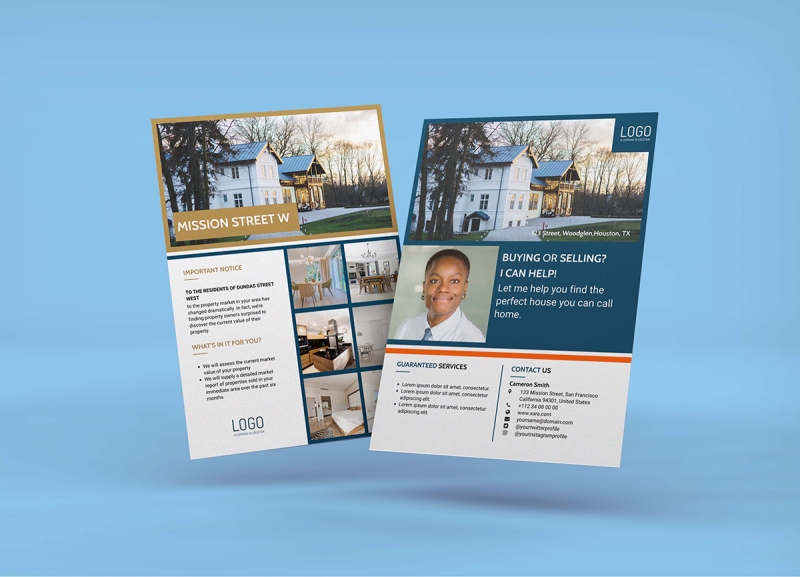8 Best Real Estate Agent Introduction Flyer Templates In 2023 | Xara